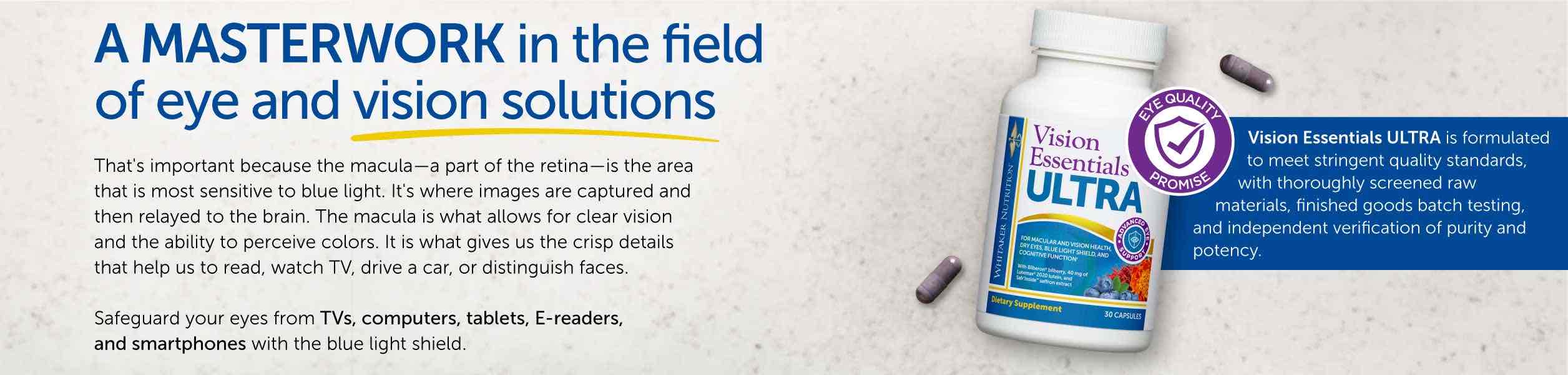 Vision Essentials Ultra - Whitaker Nutrition | Healthy Directions